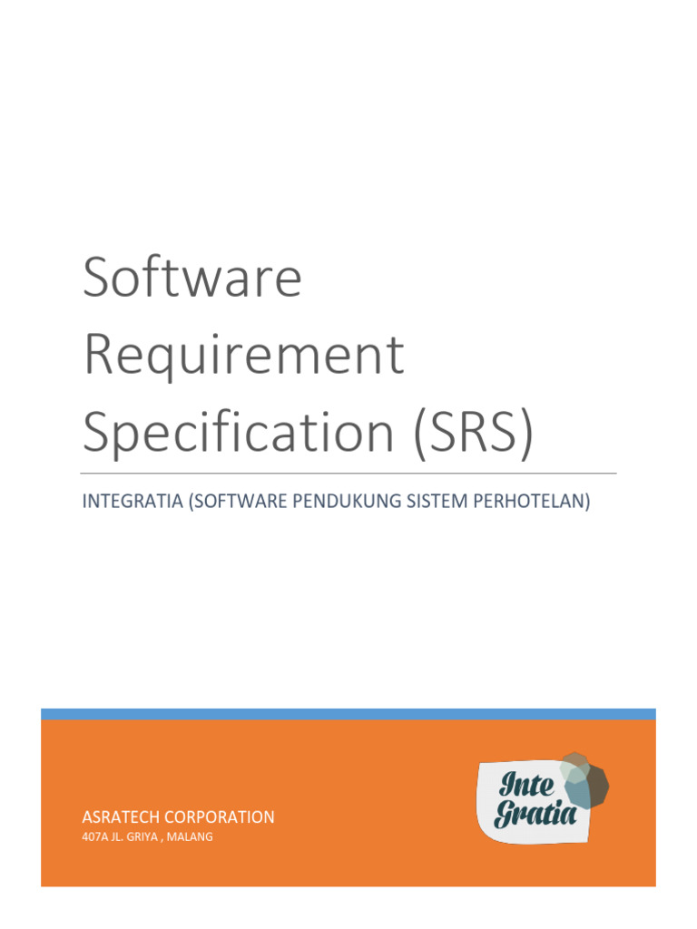 Contoh SRS | PDF