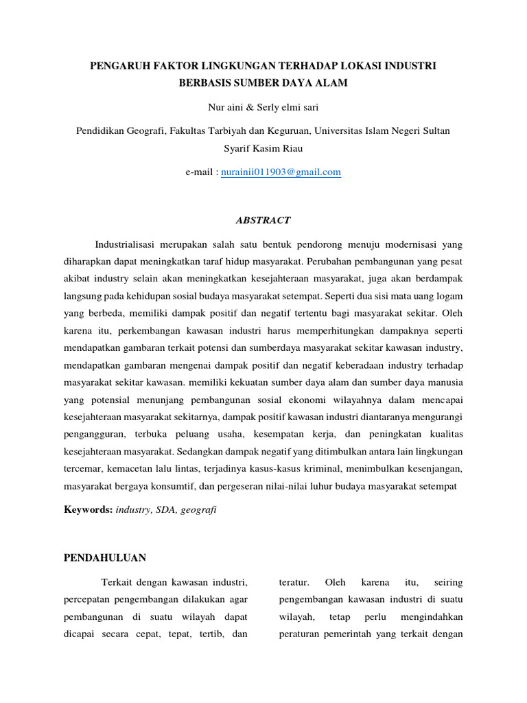 Aini Dan Serli | PDF