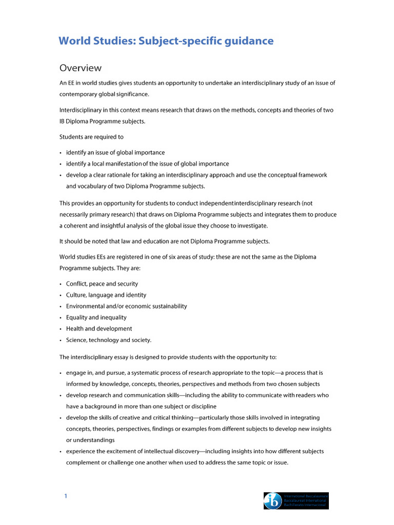 World Studies 3 | PDF