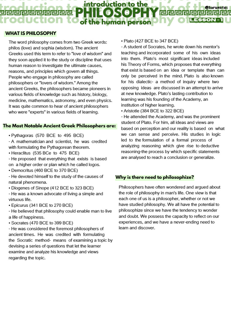 Philo Reviewer! | PDF | Knowledge | Truth