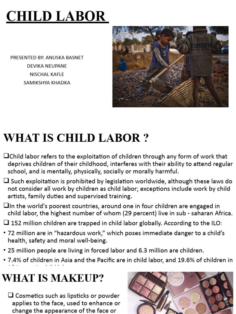 Child Labor | PDF | Child Labour | Cosmetics