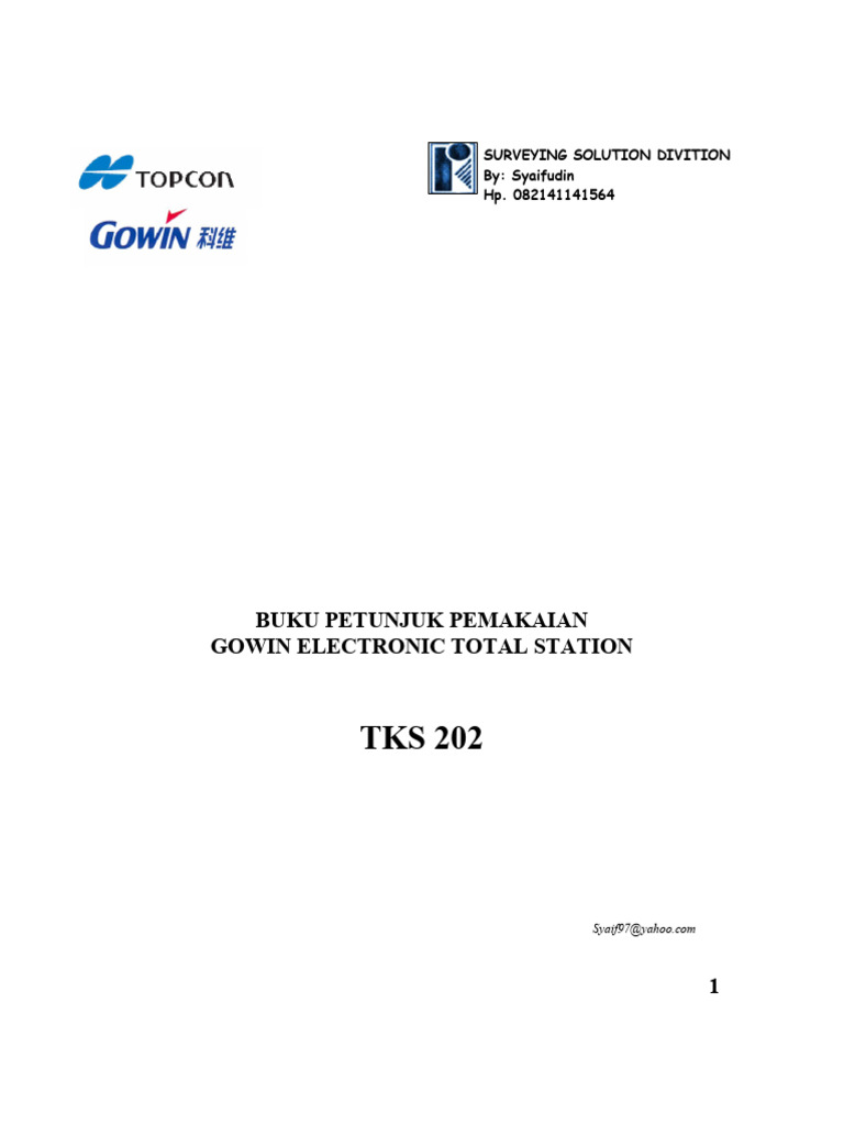 Manual TS Gowin | PDF
