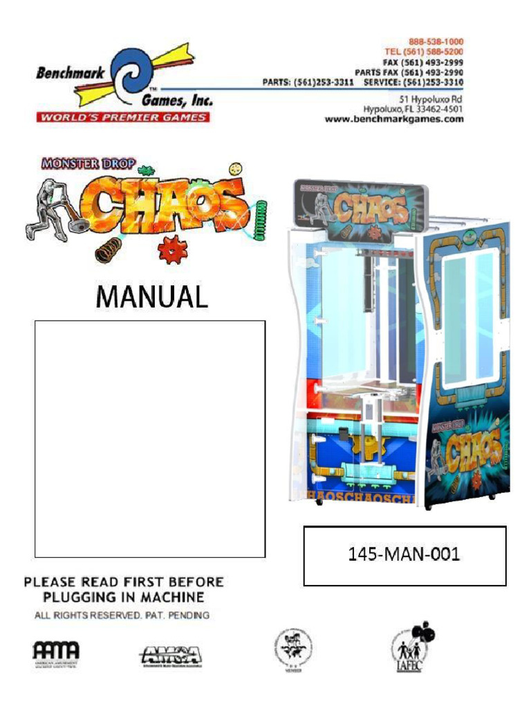 Benchmark Games Chaos Manual | PDF