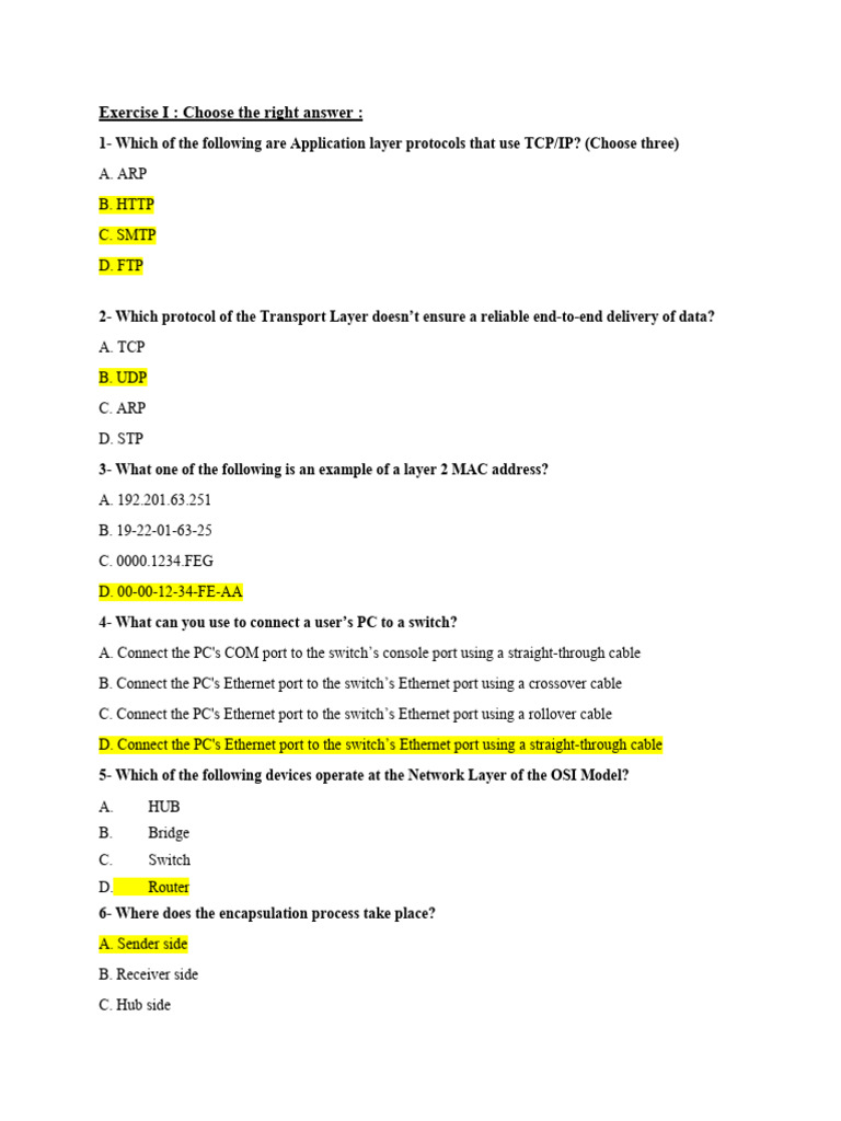 Number 2 | PDF | Internet Protocol Suite | Osi Model
