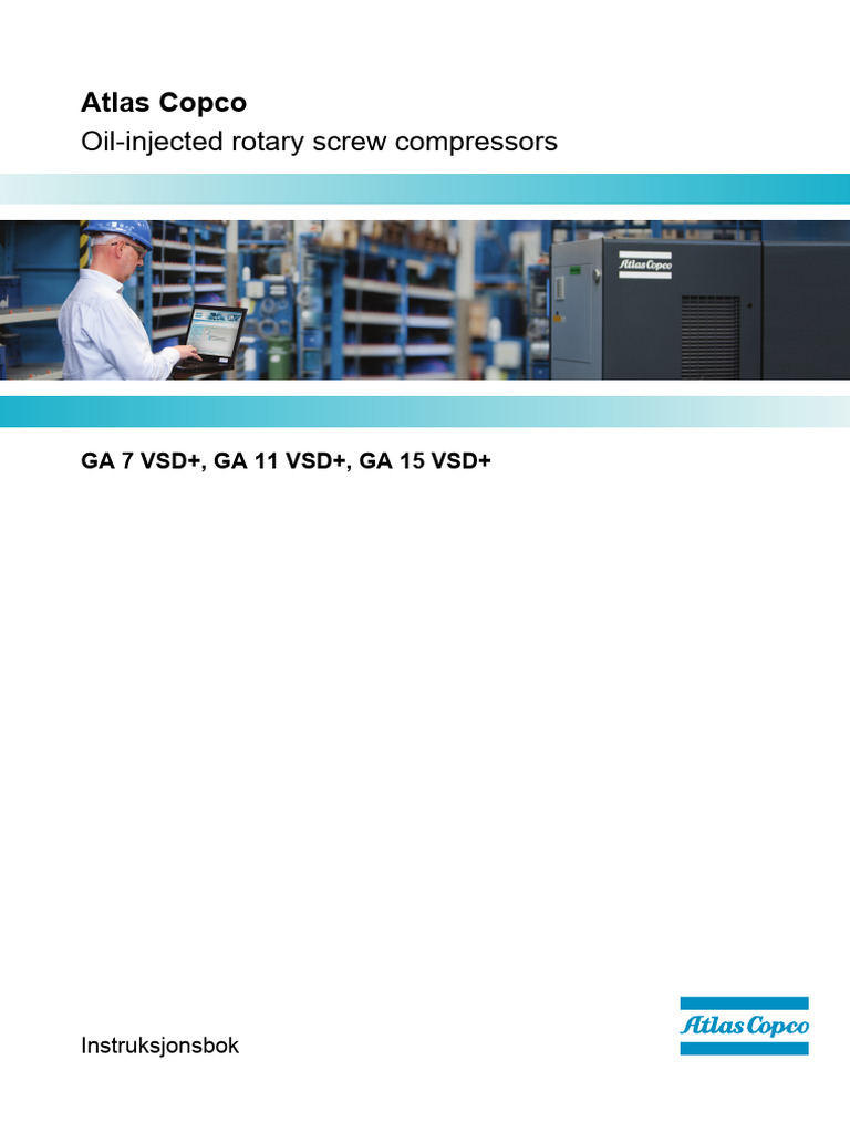 Oil-Injected Rotary Screw Compressors: Atlas Copco | PDF