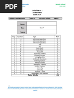 Sample - Maths Year 7 | PDF | Mathematics | Sampling (Statistics)
