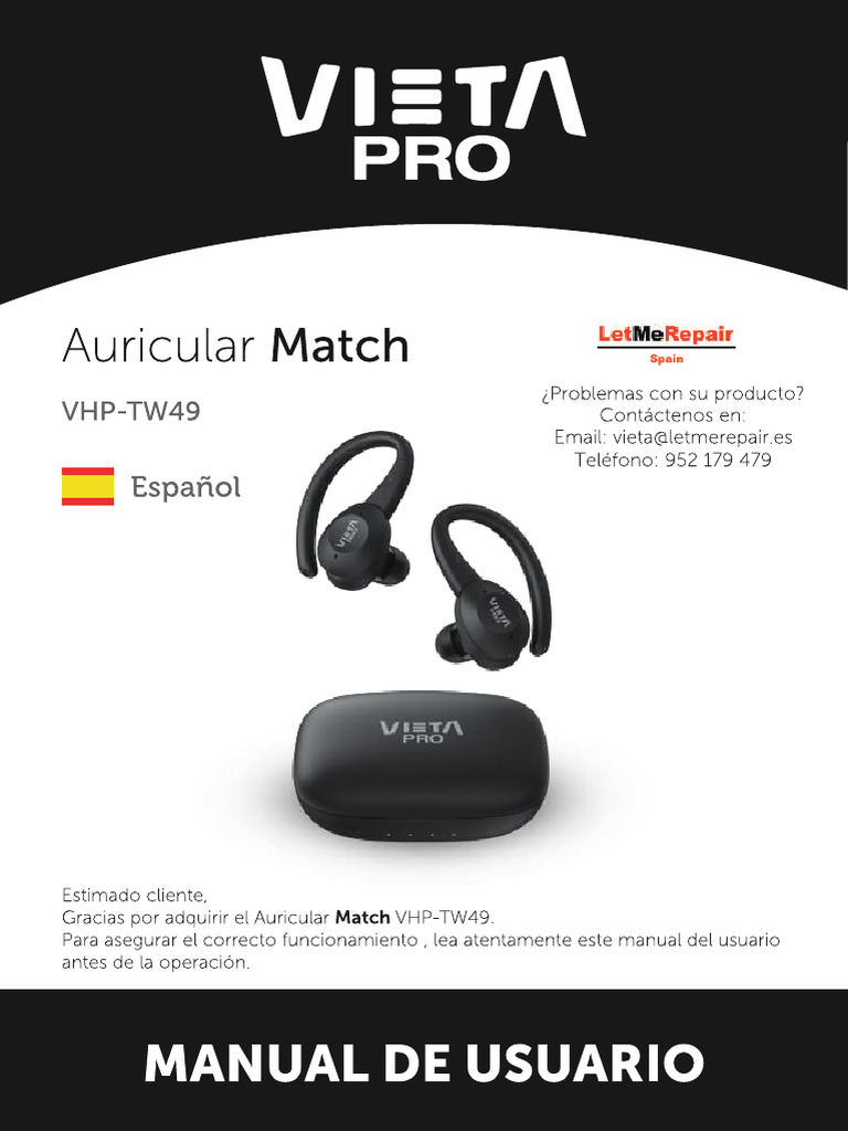 Manual VHP TW49 Spanish | PDF