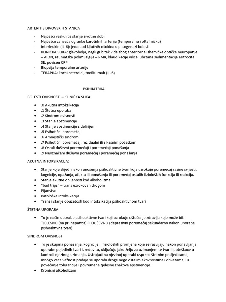 Biljeske - Neuro | PDF