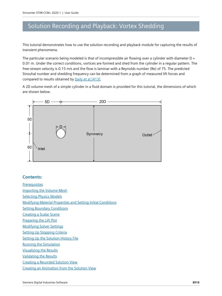 Unsteady CFD Tutorial | PDF | Fluid Dynamics | Lift (Force)