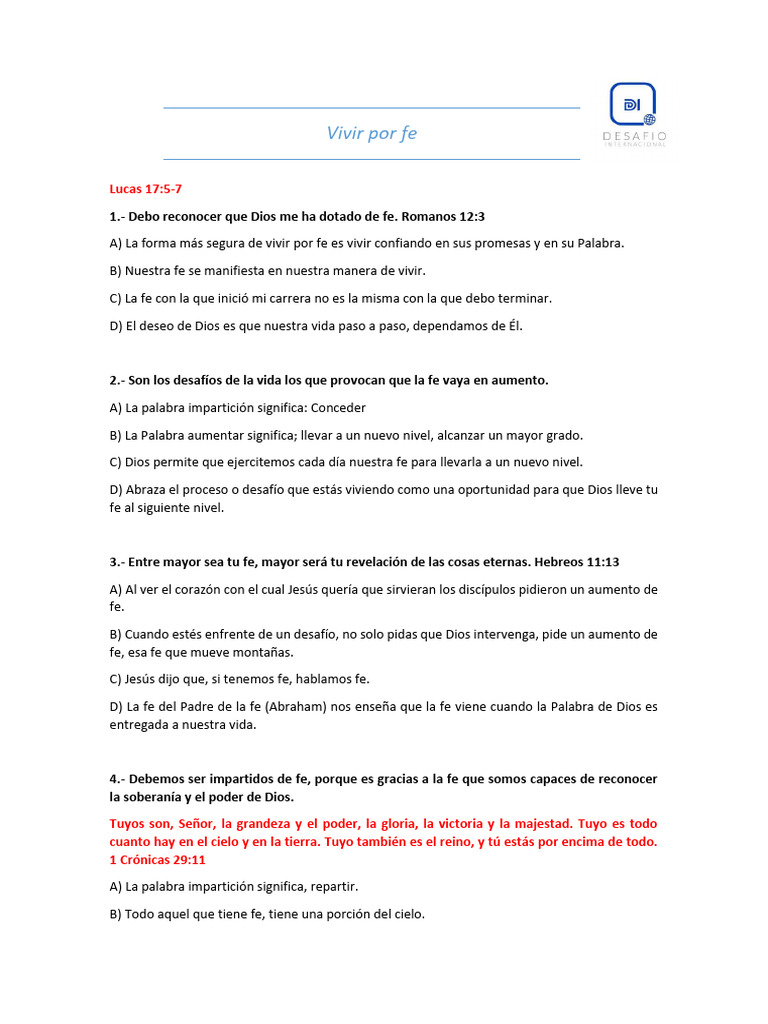 Vivir Por Fe-Bosquejo Celulas Familiares | PDF