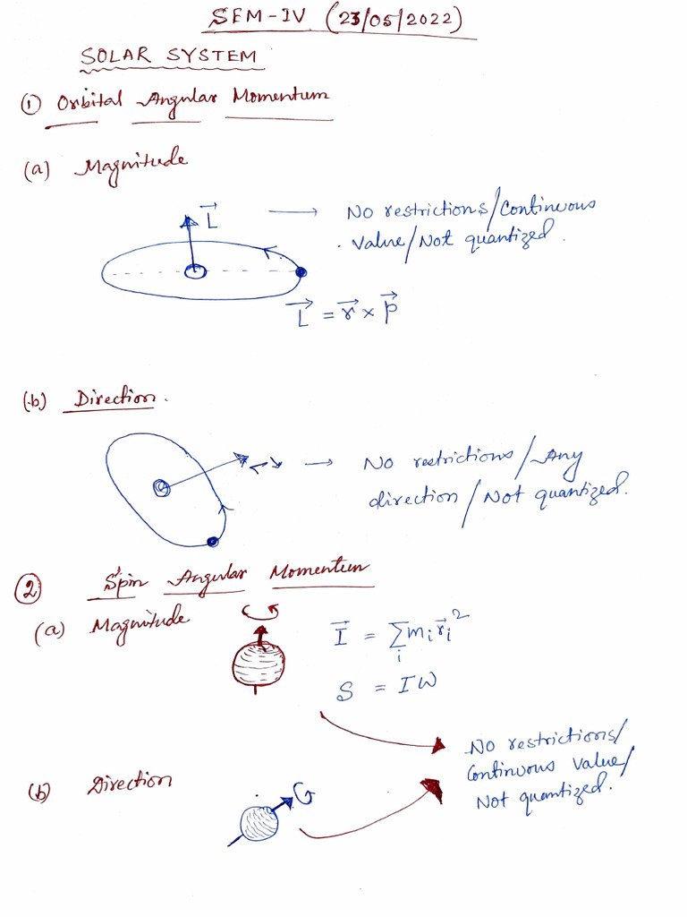 Generalised Angular Momentum | PDF | Quantum Mechanics | Physical Phenomena