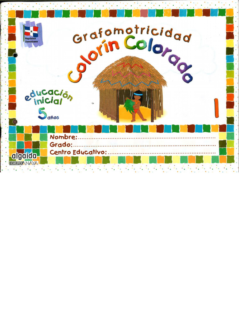 Colorin Colorado 5 Años Grafomotricidad | PDF