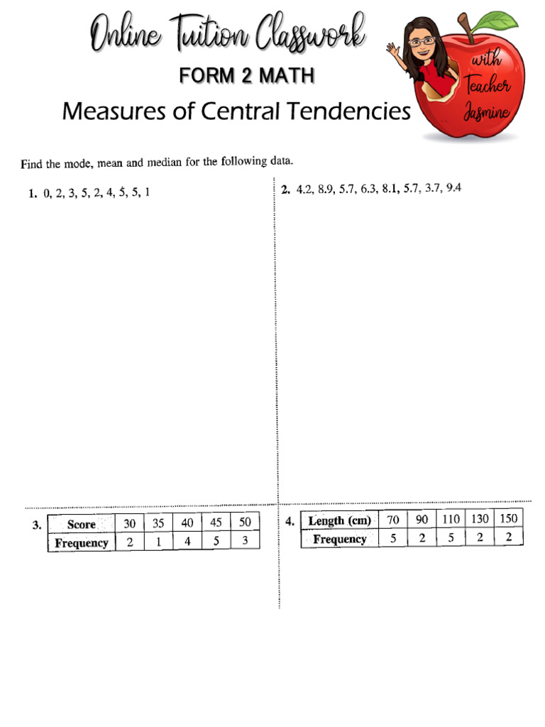 Measures of Central Tendencies | PDF
