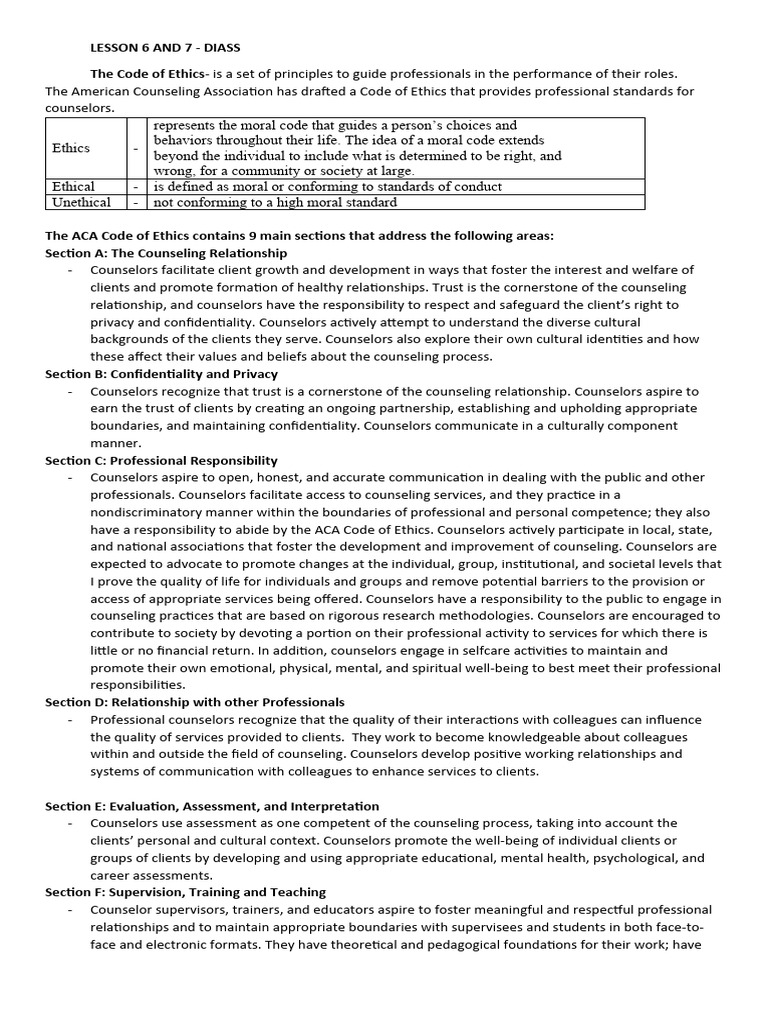 Lesson 6 and 7 | PDF