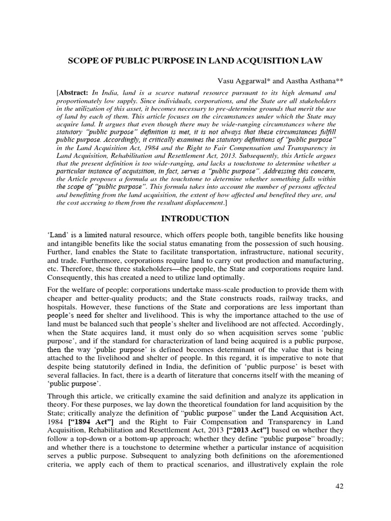 Public Purpose Hpnlu Article | PDF