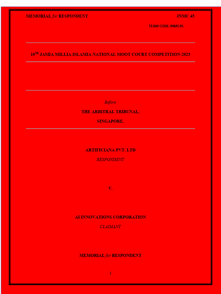 JNMC 45 - RespondenT | PDF