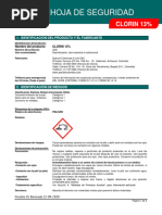 Ficha Seguridad Detergente en Polvo | PDF | Detergente | Agua