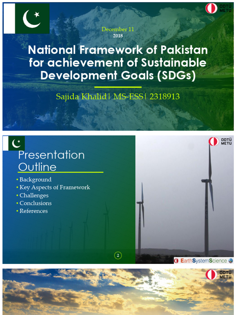 SDG Achievement Pakistan | PDF | Millennium Development Goals ...