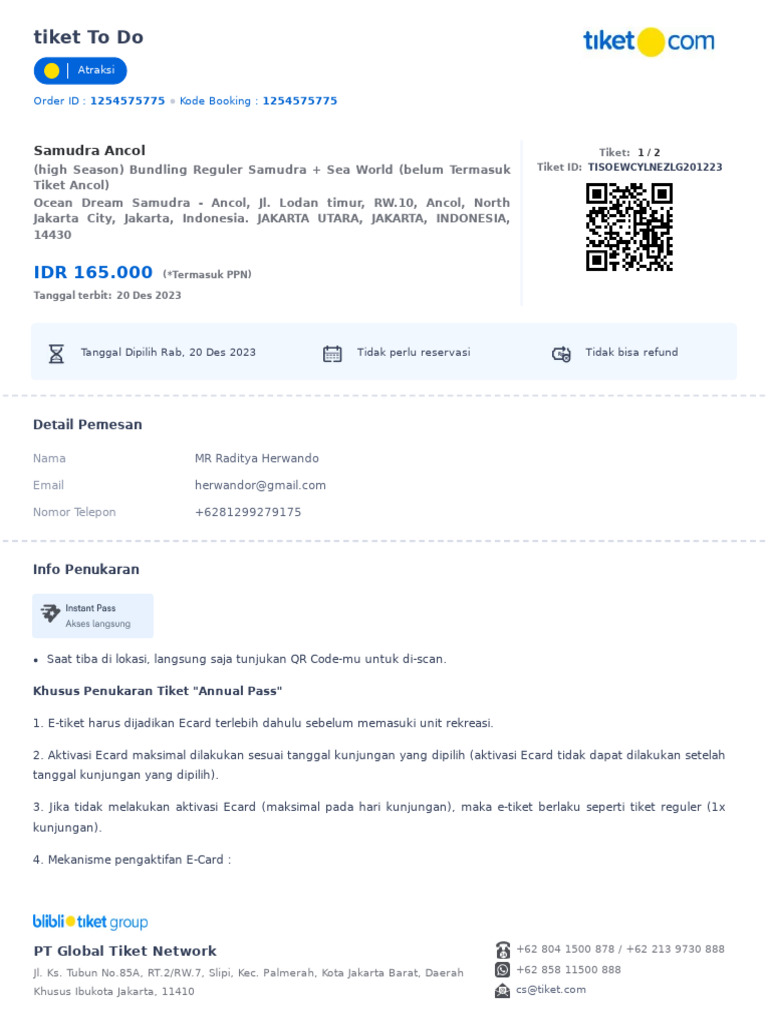 Event E-Voucher - Order ID - 1254575775 - 20122023 | PDF