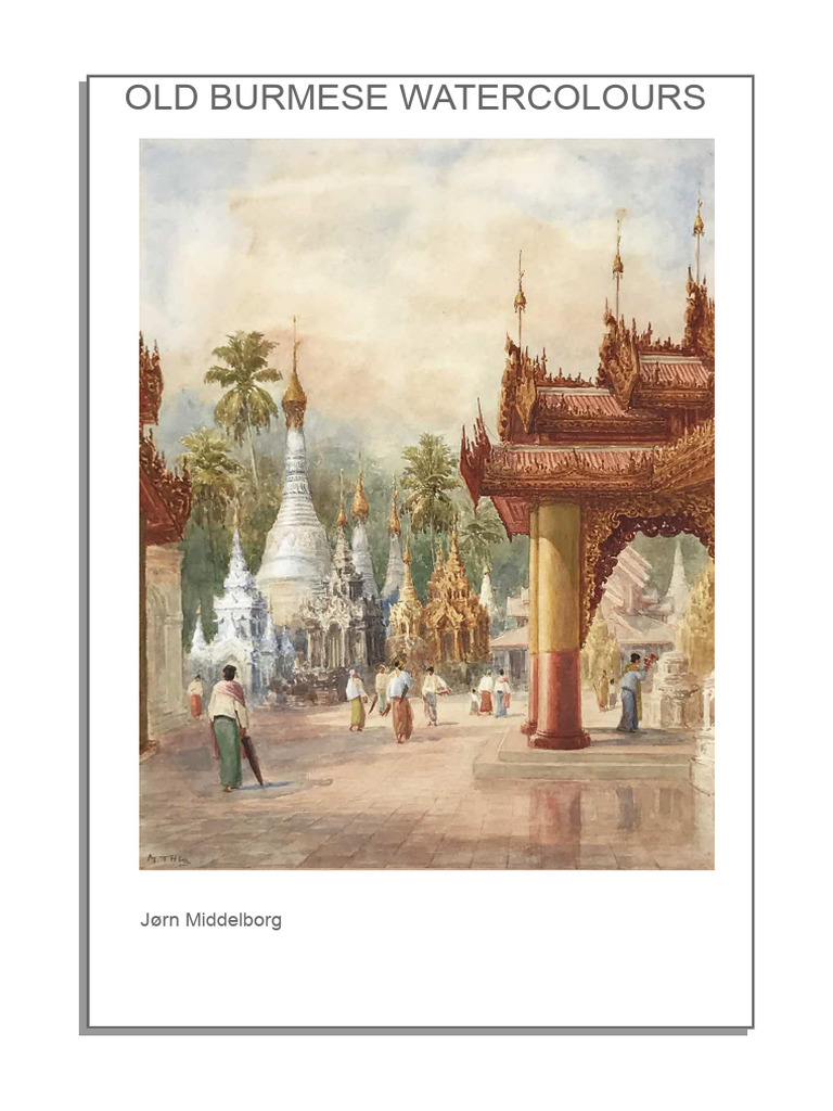 Old Burmese Watercolour Art Overview | PDF | Works | Myanmar
