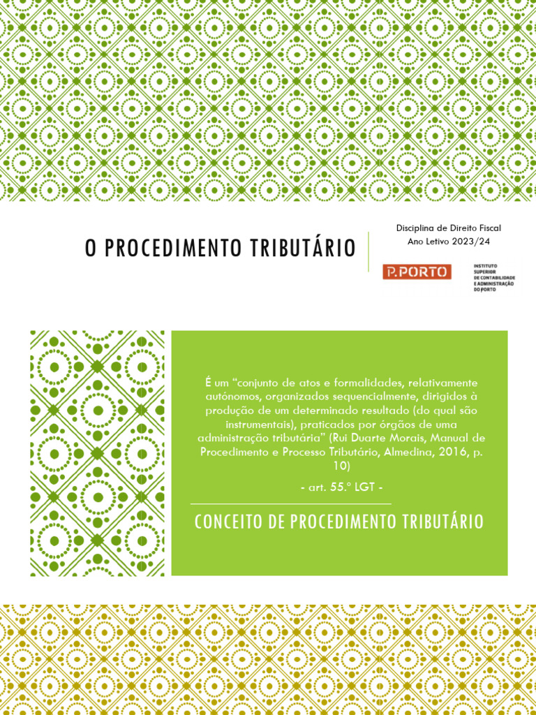 Fases do Procedimento Tributário | PDF | Impostos | Contabilidade