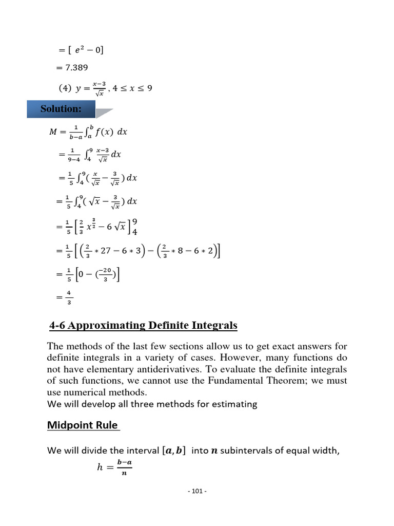 Int 1 Merged | PDF | Integral | Analysis