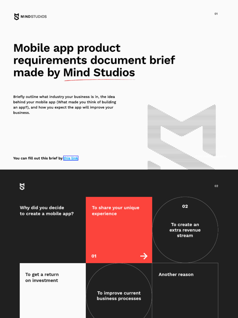 Mobile App Requirements Brief Guide | PDF | Mobile App | Software
