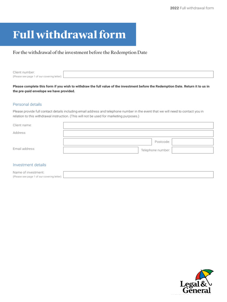 Pi Withdrawal Form | Download Free PDF | Banks | Financial Services
