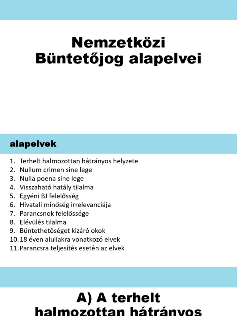 05 NBJ Alapelvei | PDF