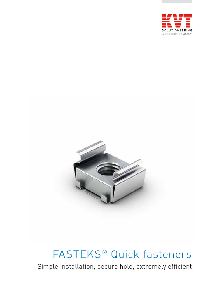 KVT FASTEKS Quick Fasteners en 06-2015 Web-Catalog | PDF | Screw | Rivet