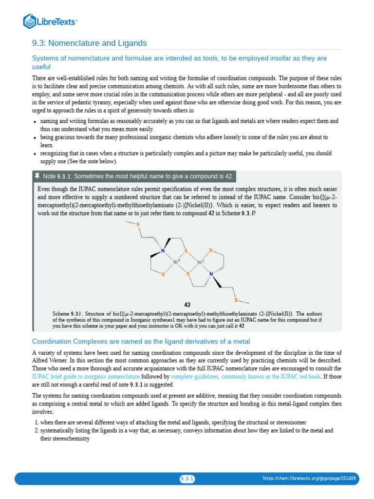 Coordination Compound Naming Guide | PDF | Coordination Complex | Ligand