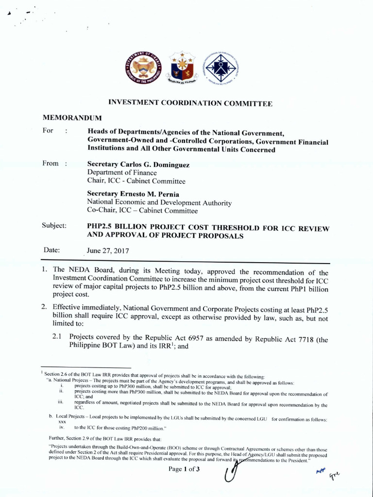 Revisions On ICC Guidelines and Procedure 2.5 Billion | PDF