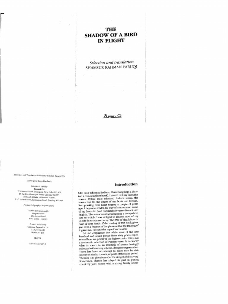 SRF Shadowofabirdinflight | PDF