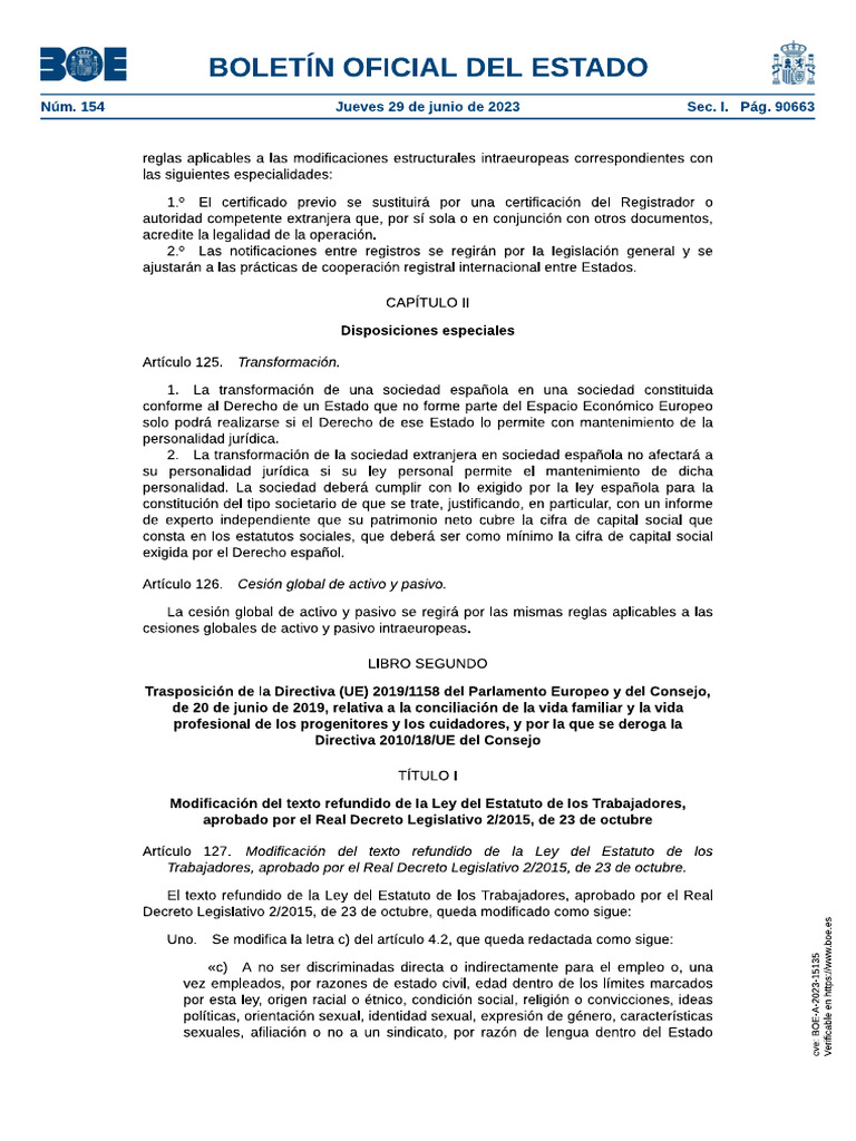 Boe 2023 Permisos | PDF