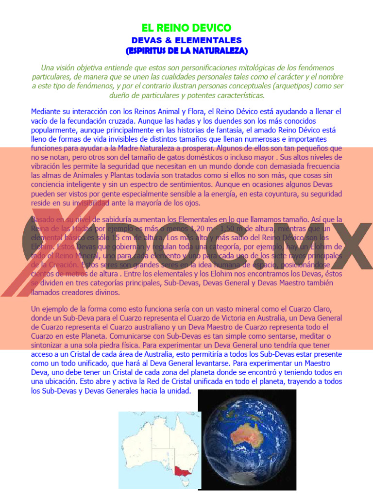 El Reino Devico Elementales de Las Plantas | PDF | Importar | Alma