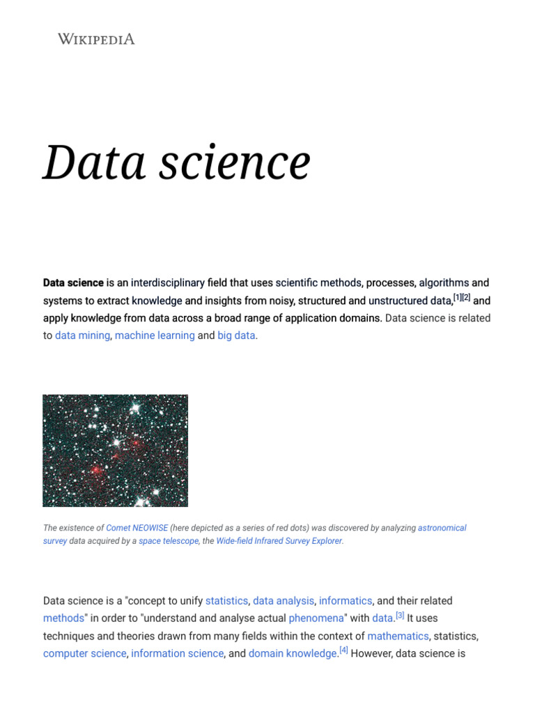 Data Science - Wikipedia | PDF | Art