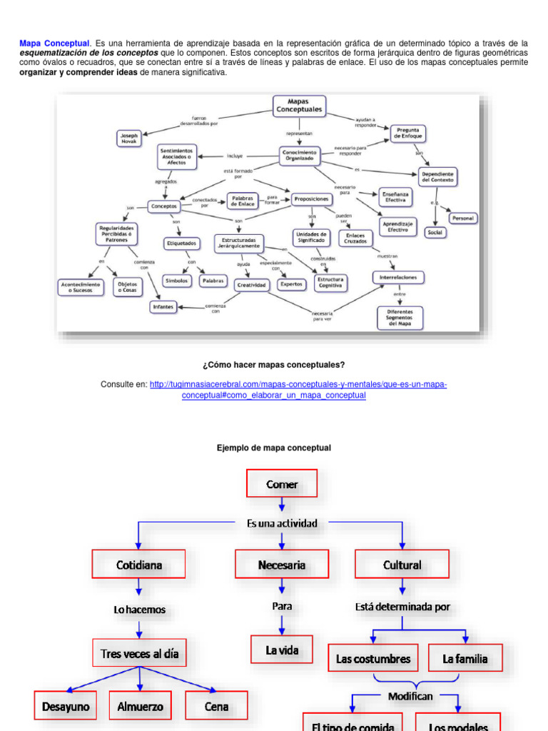 Ejemplo Mapa Mental-Mapa Conceptual-Cuadro Sinóptico | PDF | Aprendizaje | Neurociencia