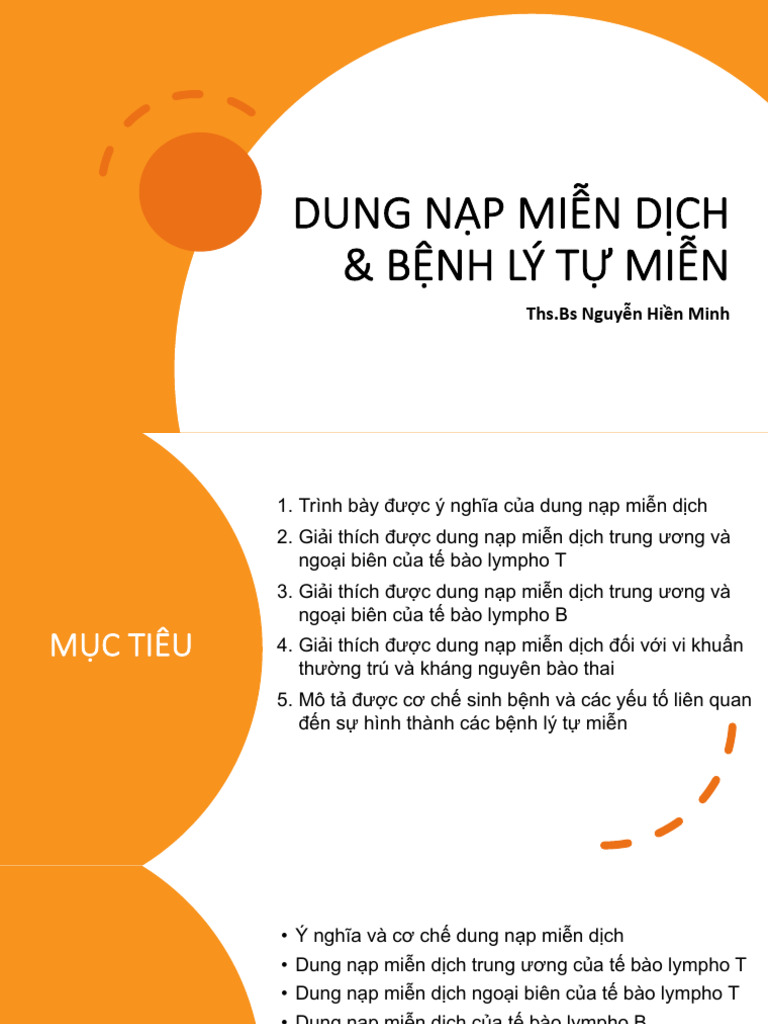 Dung Nạp Miễn Dịch Và Tự Miễn | PDF