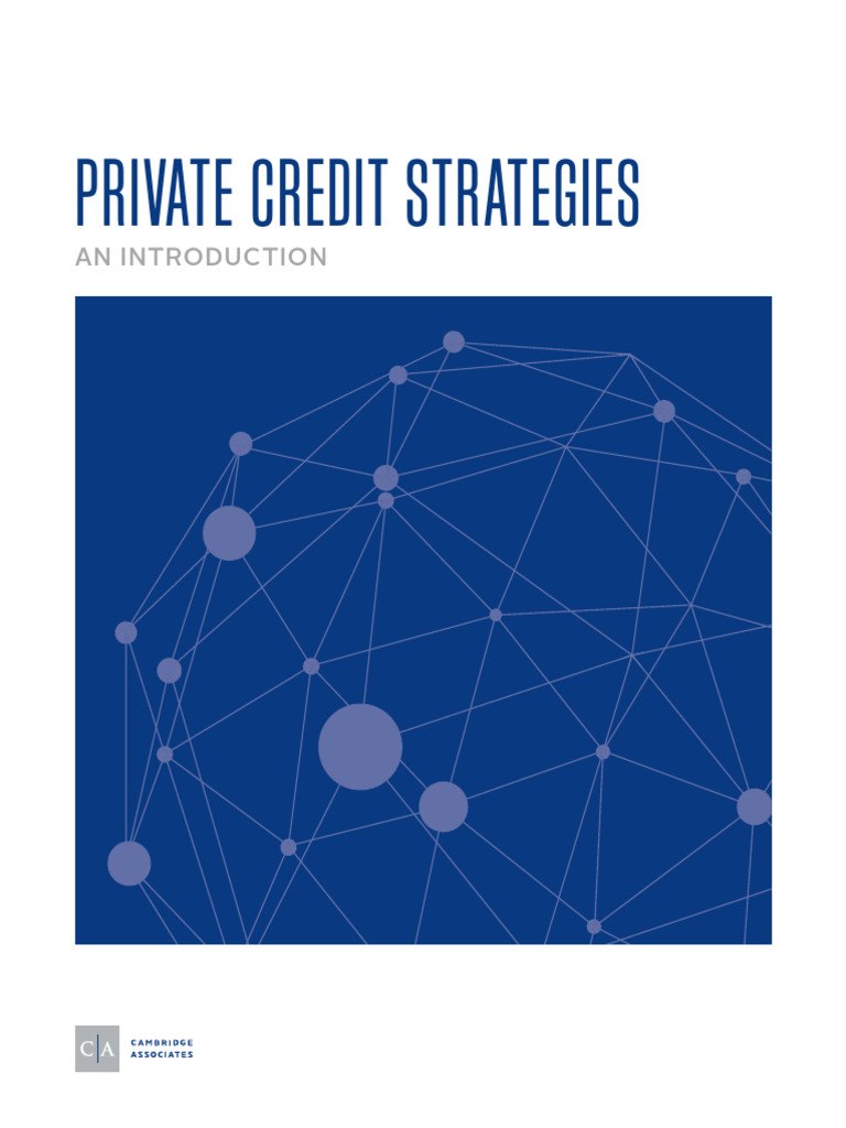 Private Credit Strategies An Introduction | PDF
