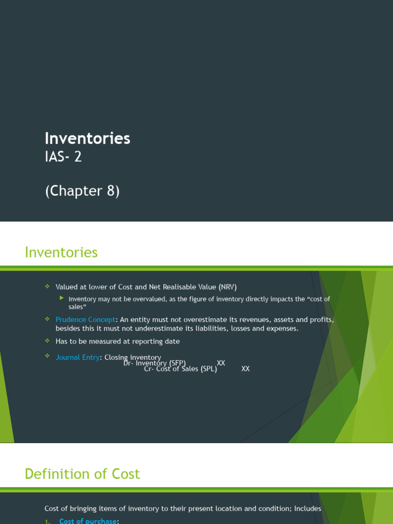 IAS 2 - Inventories | PDF | Inventory | Cost