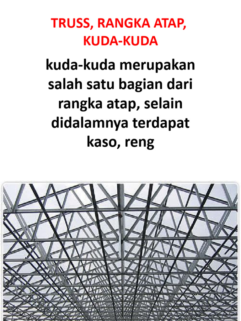 Truss, Rangka Atap | PDF