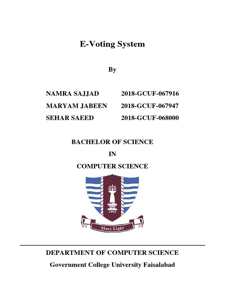 E Voting Documentation Updated | PDF | Electronic Voting | Voting