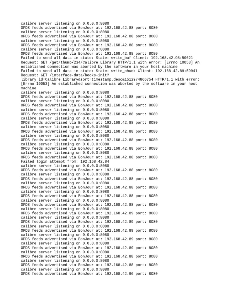 Server Log DESKTOP BJPQK8F 3 | PDF | Network Protocols | Communications Protocols