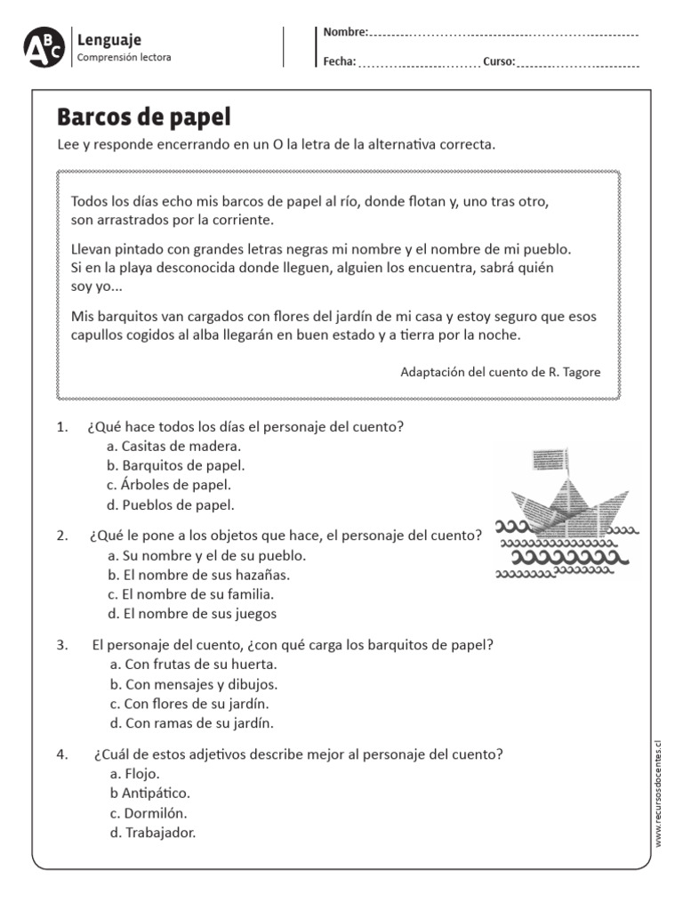 Comprension Lectora Segundo Basico | PDF