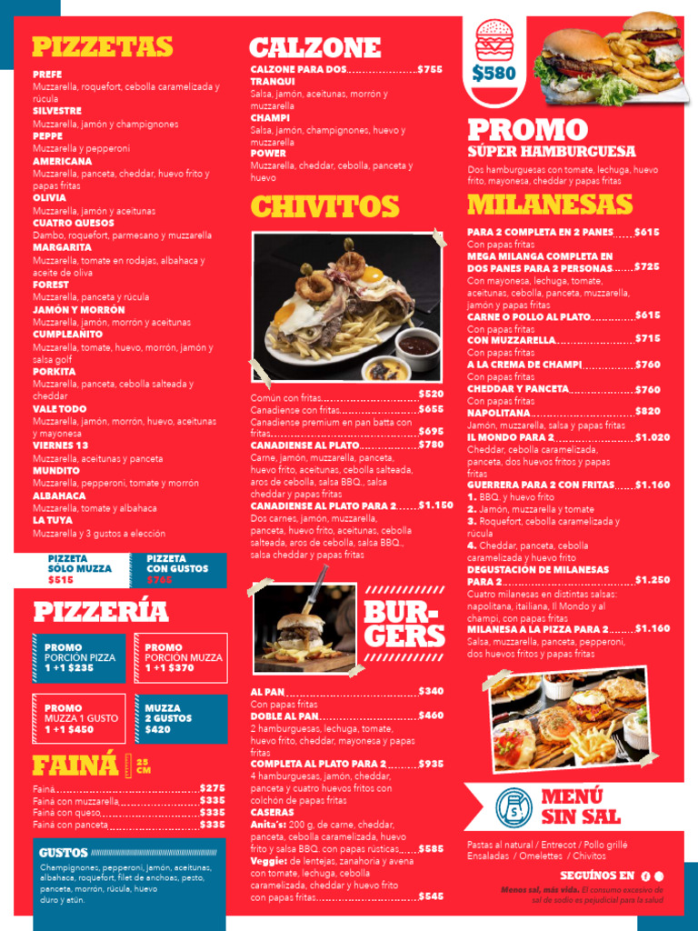 Carta | PDF | Alimentos | Cocina