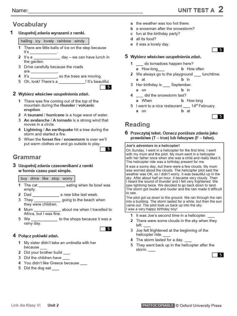 Link L6 U2 Unit Testa | PDF