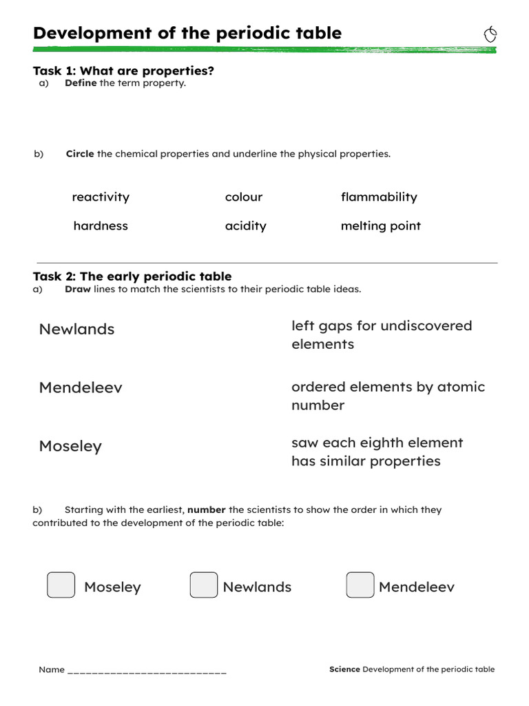 Science Key Stage 3 Lesson | PDF | Periodic Table | Chemistry