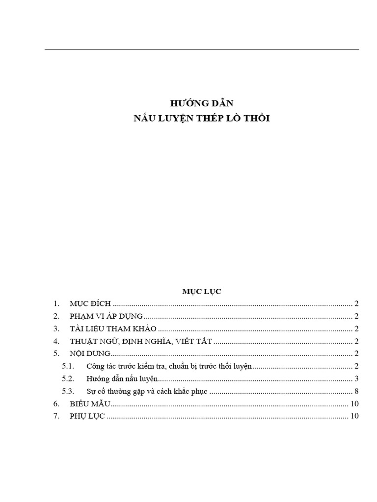 HD Nau Luyen Thep Lo Thoi | PDF