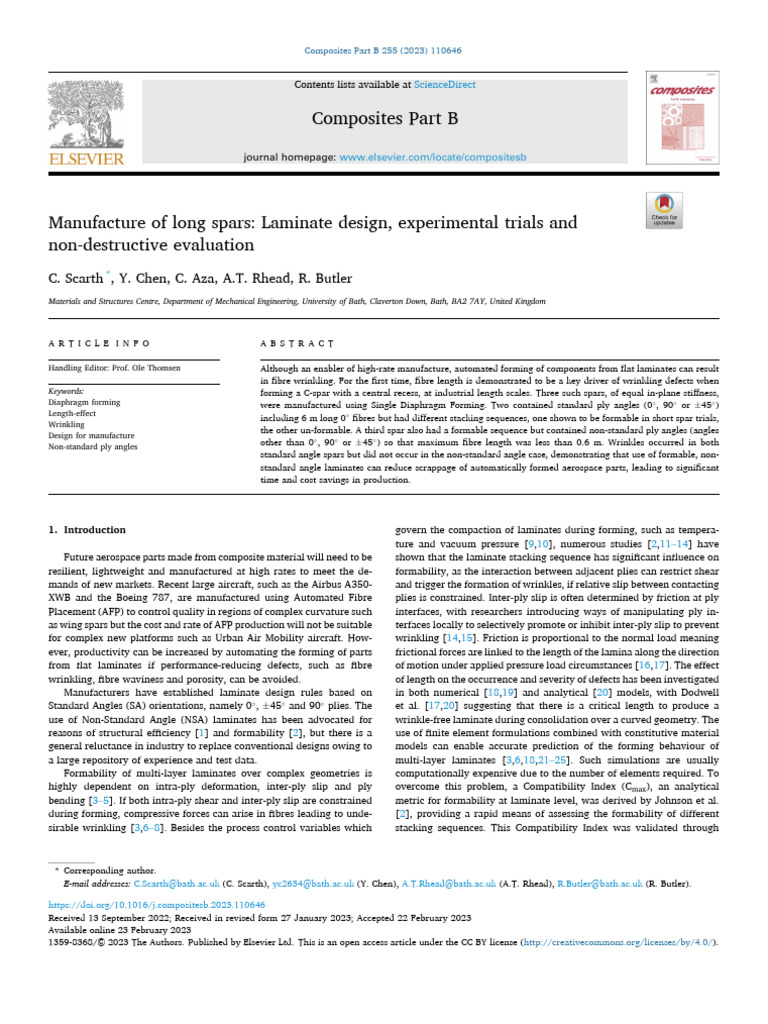 SPAR Manufacturing | PDF | Composite Material | Ct Scan