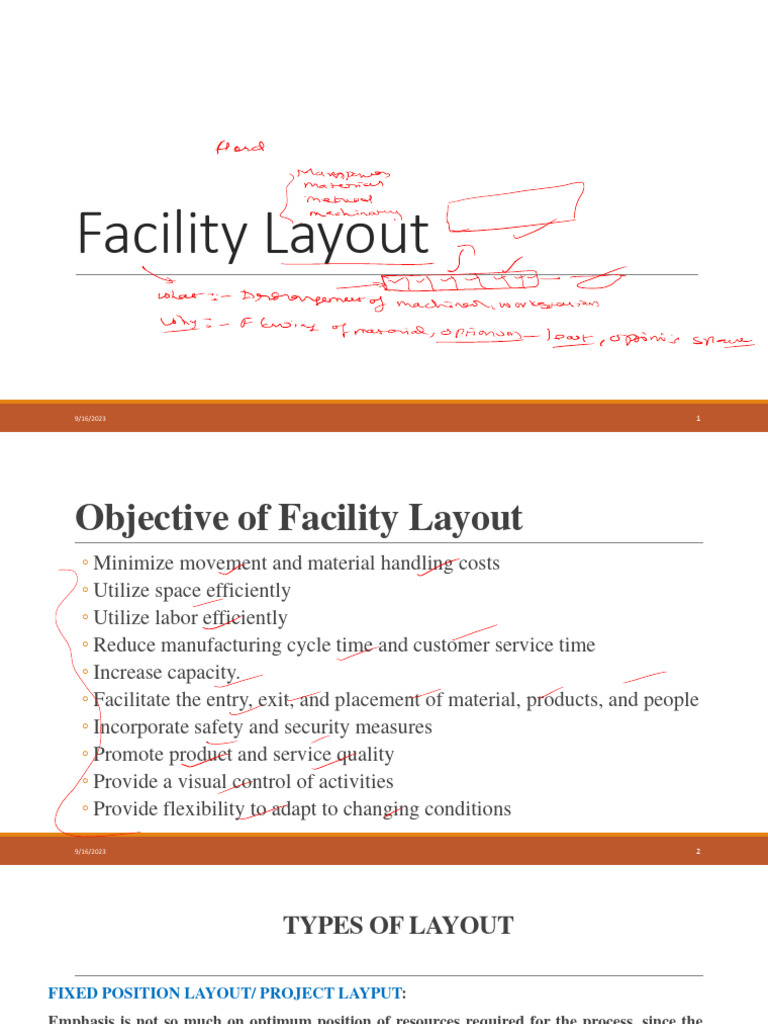 Session 5 Facility Layout Planning | PDF | Business Process | Business